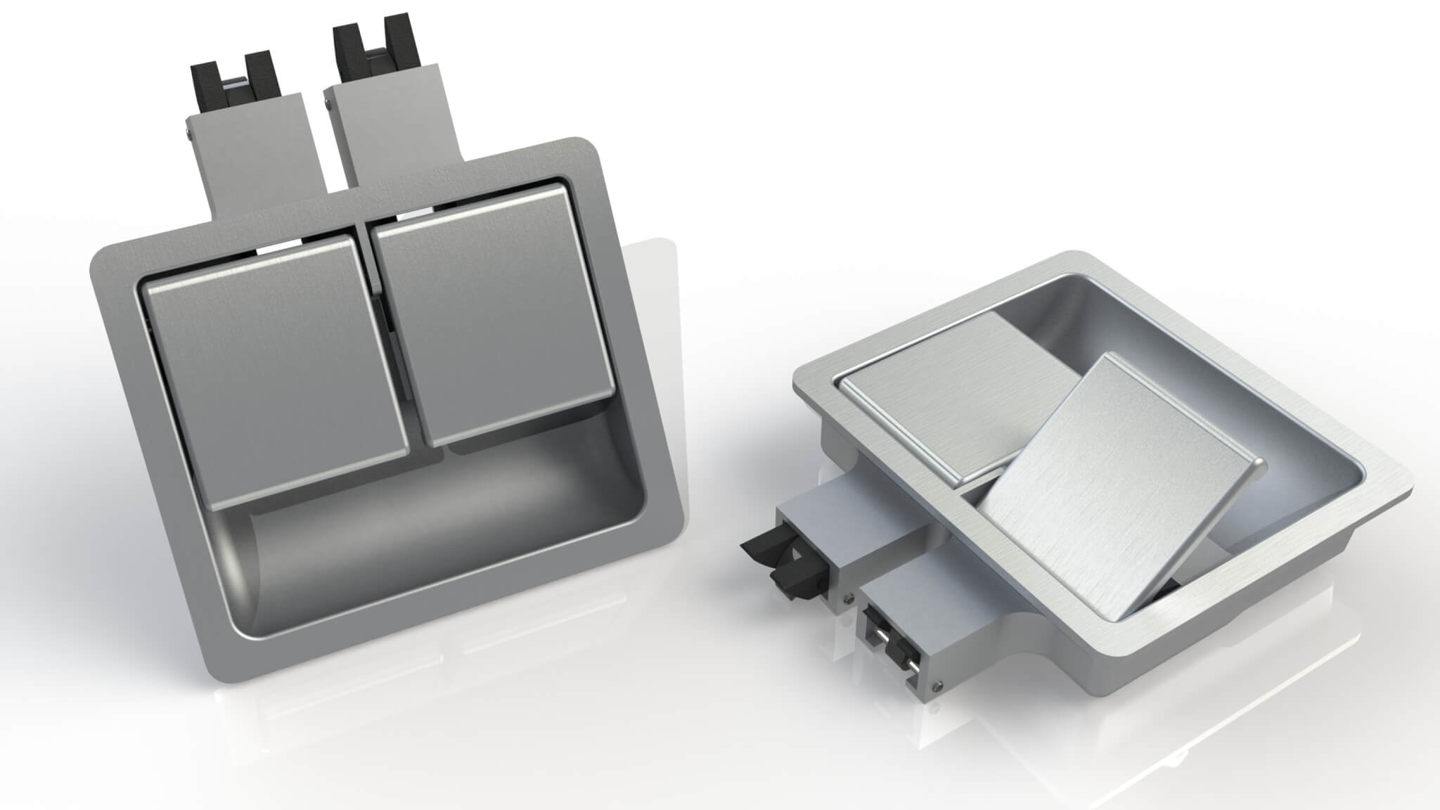 Latch Assy - Double Paddle, Double Bolt A20170 - Actron Manufacturing