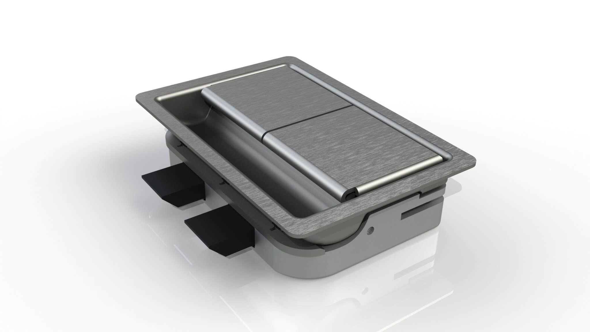 Latch Assy – Double Paddle, Double Bolt A20143 - Actron Manufacturing